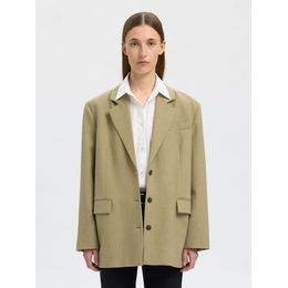 Selected Blazer 'SLFRITA LANO' Damen Gr&ouml;&szlig;e 42 khaki