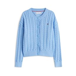 Tommy Hilfiger Strickjacke M&auml;dchen Gr&ouml;&szlig;e 122 himmelblau