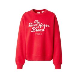 Levi's LEVI'S Sweatshirt 'Graphic Heritage Sport Crewneck Sweatshirt' Damen Gr&ouml;&szlig;e M rot / wei&szlig;