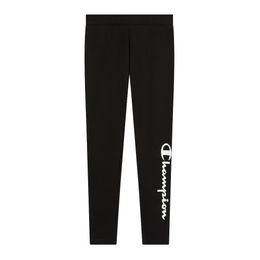 Champion Authentic Athletic Apparel Leggings M&auml;dchen Gr&ouml;&szlig;e 128 schwarz / wei&szlig;