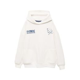 Mango Kids Sweatshirt 'SONICGOT' Jungen Gr&ouml;&szlig;e 116 dunkelblau / offwhite