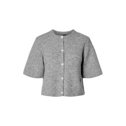Pieces Strickjacke 'PCSilly' Damen Gr&ouml;&szlig;e XL graumeliert