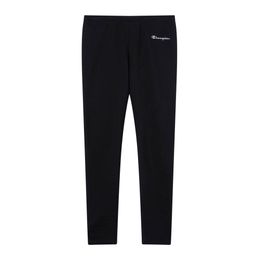 Champion Authentic Athletic Apparel Leggings M&auml;dchen Gr&ouml;&szlig;e 152 schwarz / wei&szlig;