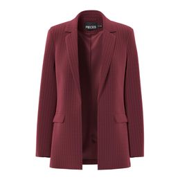 Pieces Blazer 'PCBossy' Damen Gr&ouml;&szlig;e 42 rubinrot / wei&szlig;