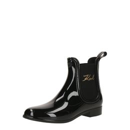 K by KARL LAGERFELD Karl Lagerfeld Chelsea Boots Damen Gr&ouml;&szlig;e 41 gold / schwarz Winterschuhe