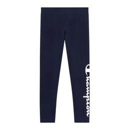 Champion Authentic Athletic Apparel Leggings Damen Gr&ouml;&szlig;e L dunkelblau / wei&szlig;