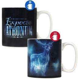 Harry Potter Expecto Patronum - Tasse mit Thermoeffekt Tasse schwarz MUGBHP06