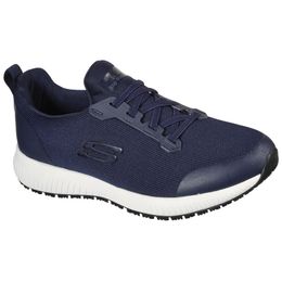 Berufsschuh Skechers "SQUAD SR" Gr. 35, blau (navy), 35, Synthetik, Textil, Schuhe, Sneaker f&uuml;r Gastronomie & Pflege mit gepolstertem Schaftrand