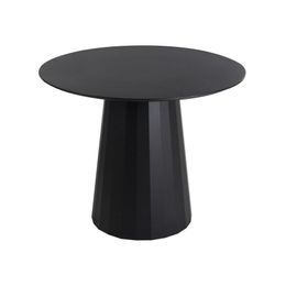 Beliani Esszimmertisch PLATO in Schwarz - (W) 100 x (H) 75 x (L) 100 cm | Gr.: onesize