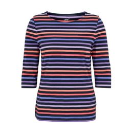 Joy Sportswear 3/4-Arm-Shirt VALENTINA in blueberry stripes | Gr.: 44