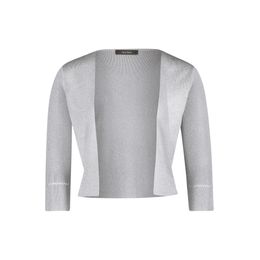 Vera Mont Strickbolero ohne Verschluss in Grau/Silber | Gr.: L
