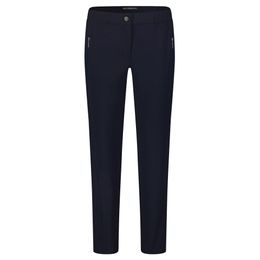 Betty Barclay Stretch-Hose mit elastischem Bund in dunkelblau | Gr.: 48
