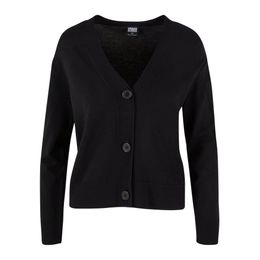 Urban Classics Gestrickte Strickjacke in black | Gr.: M