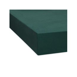 Traumschlaf Spannbettlaken Feinbiber Boxspring in tanne | Gr.: 160 x 200 cm