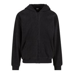 Urban Classics Zip-Kapuzenpullover in black | Gr.: M