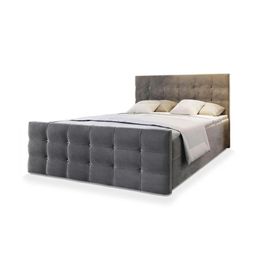 MASSENO Boxbett mit Bettkasten Slat grau Ma&szlig;e (cm): B: 140 H: 98 &raquo; H&ouml;ffner