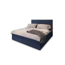 MASSENO Boxbett mit Bettkasten Pisa &brvbar; blau &brvbar; Ma&szlig;e (cm): B: 180 H: 98 &raquo; H&ouml;ffner