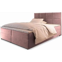 MASSENO Boxbett mit Bettkasten Lena rosa/pink Ma&szlig;e (cm): B: 140 H: 98 &raquo; H&ouml;ffner