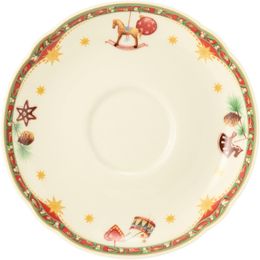 Untertasse Seltmann Weiden "Marieluise - Weihnachtsnostalgie", bunt, B:14,8cm H:2,1cm L:14,8cm T:14,8cm Ø:14,8cm, Porzellan, Speiseteller, Kombi-Untertasse 15 cm