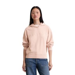 Marc O'Polo Sweatshirt MARC O'POLO "aus Organic Cotton", Damen, Gr. L, rosa (pastel rose), Obermaterial: 100% Baumwolle, unifarben, relaxed fit, Rippbündchen, Sweatshirts