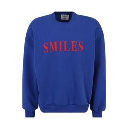 Smiles Sweatshirt 'Jay' Damen Gr&ouml;&szlig;e L blau / rot