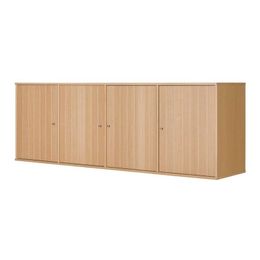 HAMMEL FURNITURE Sideboard »Mistral, Hochwertig Schrank, hängend/stehend, mit 4 gerillten Türen« und 4 verstellbare Einlegeböden, B: 176 cm,...
