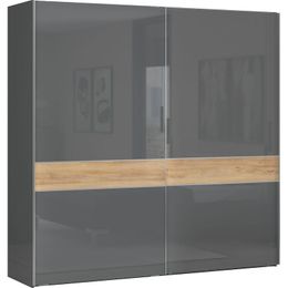 Places of Style Kleiderschrank »Onyx, Schwebetürenschrank inklusive Innenleben, FSC-zertifiziert« in 3 Breiten: 182, 230 oder 272cm, Höhe 224cm, UV...