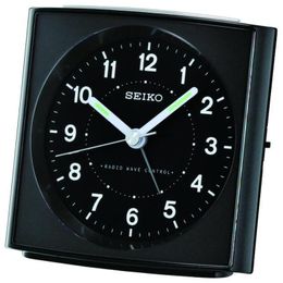 Seiko Funkwecker »QHR022K« Wecker, Schlafzimmer, Leuchtzeiger, Beleuchtung, Schlummerfunktion schwarz 0 Handlicher Funkwecker