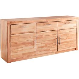 VOGL MÖBELFABRIK Sideboard »Toronto« Breite 183 cm Kernbuche teilmassiv