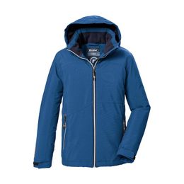 Killtec Funktionsjacke &raquo;KOW 369 BYS JCKT&laquo; Wasserdichte Jungen Funktionsjacke mit Kapuze, PFAS-frei impr&auml;gniert dunkelblau 176 176 Jungen...