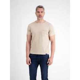 Lerros T-Shirt »Strick-T-Shirt mit Brusttasche« TENDER BEIGE MELANGE S S Angenehmer Tragekomfort - weich, leicht