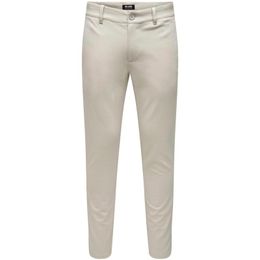 Only & Sons ONLY & SONS Chinos »ONSMARK SLIM GW 0209 PANT NOOS« Moonstruck 34 - Länge 32 Länge 32 34 Moderne Chino von Only & Sons