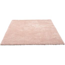 Tom Tailor HOME Hochflor-Teppich »Soft« rechteckig 35 mm Höhe handgetuftet, Uni-Farben, super weich und flauschig beige Obermaterial: 100%...