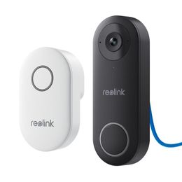 Reolink Smart Home T&uuml;rklingel &raquo;D340P Doorbell&laquo; Au&szlig;enbereich schwarz Power over Ethernet