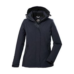 Killtec Outdoorjacke »KOW 37 WMN JCKT« Wasserdichte Damen Funktionsjacke mit abnehmbarer Kapuze navy 40 40 Funktionsjacke mit regulierbarer,...