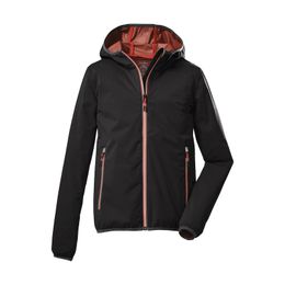 Killtec Outdoorjacke »KOS 230 BYS JCKT« Packbare, wasserdichte Kinder Jacke mit Kapuze schwarz 152 152 2-Lagen-Funktionsjacke für Kids mit Kapuze,...