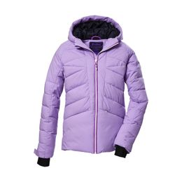 Killtec Skijacke »KSW 116 GRLS SKI QLTD JCKT« Wasserabweisende, winddichte Winterjacke mit Schneefang orchidee 152 152 Mädchen Winter-Steppjacke
