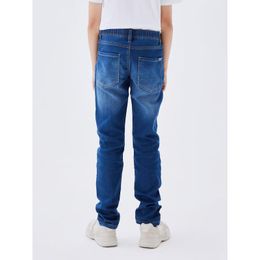 name it Stretch-Jeans »NKMROBIN DNMTHAYERS 3454« dark-blue-denim 146 - N-Gr N-Gr 146 Stretch-Jeans mit gerader Passform, bietet Bewegungsfreiheit...