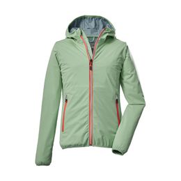 Killtec Outdoorjacke »KOS 229 GRLS JCKT« Packbare, wasserdichte Kinderjacke mit Kapuze mint 140 140 Kinder 2-Lagen-Funktionsjacke mit Kapuze, packbar