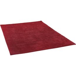 Tom Tailor HOME Teppich »Powder uni« rechteckig 12 mm Höhe Uni-Farben, besonders weich und flauschig rot Obermaterial: 100% Polyester B : 50 cm 1...