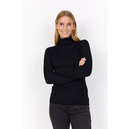 soyaconcept Damen soyaconcept Rollkragenpullover &raquo;SC-DOLLIE 483&laquo; schwarz S