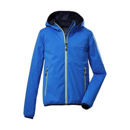 Killtec Outdoorjacke &raquo;KOS 230 BYS JCKT&laquo; Packbare, wasserdichte Kinder Jacke mit Kapuze blau 152 152 2-Lagen-Funktionsjacke f&uuml;r Kids mit Kapuze,...