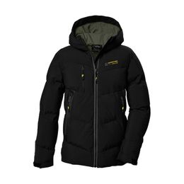 Killtec Steppjacke »KOW 374 BYS QLTD JCKT« Wasserabweisende Jungenjacke mit verstellbaren Bündchen schwarz 128 128 Jungen Jacke in Daunenoptik mit...
