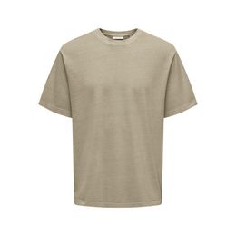 Only & Sons ONLY & SONS Rundhalsshirt »ONSDISTRESS RLX SS TEE« String XL XL Basic Shirt von ONLY & SONS
