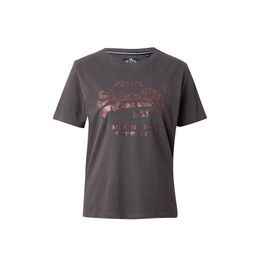 Superdry & Co T-Shirt Damen Gr&ouml;&szlig;e L dunkelgrau / altrosa