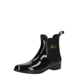 K by KARL LAGERFELD Karl Lagerfeld Chelsea Boots Damen Gr&ouml;&szlig;e 39 gold / schwarz Winterschuhe