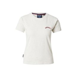 Superdry & Co T-Shirt 'Essential' Damen Gr&ouml;&szlig;e XS ecru / bordeaux