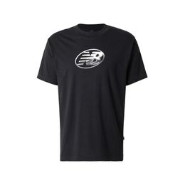 New Balance T-Shirt Herren Gr&ouml;&szlig;e XXL schwarz / silber