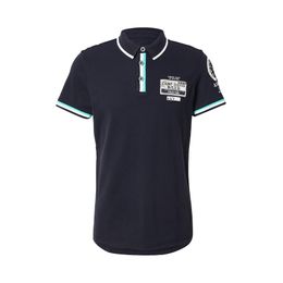 CAMP DAVID Poloshirt Herren Gr&ouml;&szlig;e L navy / greige / mint / wei&szlig;