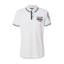 CAMP DAVID Poloshirt Herren Gr&ouml;&szlig;e XXXL marine / mint / wei&szlig;